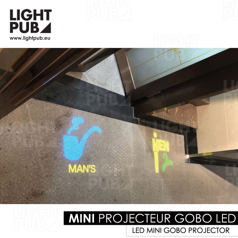 Mini projecteur gobo LED miniature