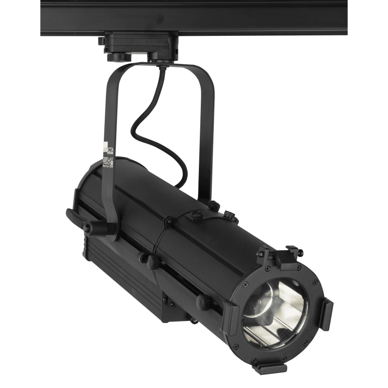 Projecteur découpe cadreur gobo LED rail 3 allumages 50 Watts